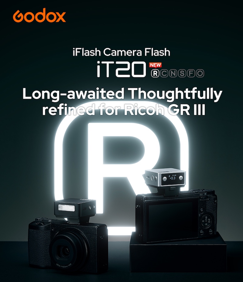 New Godox iT20 R compact TTL mini flash for Ricoh GR cameras announced ...